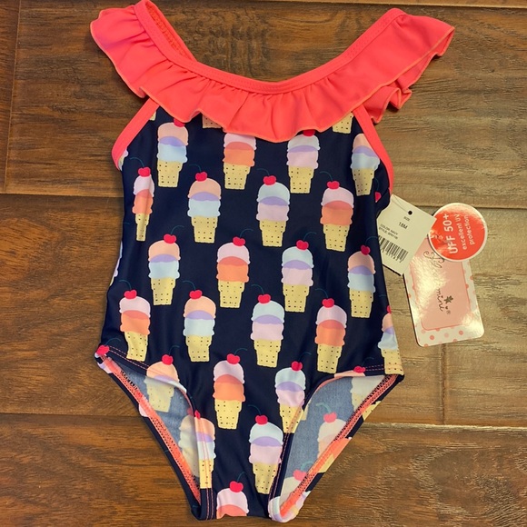 Floatimini | Swim | 5 Nwt Floatmini Baby Girl One Piece Swimsuit 12m ...